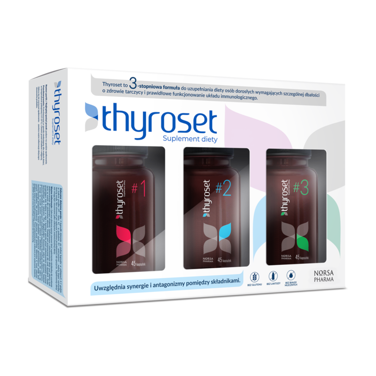 Thyroset - suplement na Hashimoto i tarczycę | Sklep Norsa Pharma